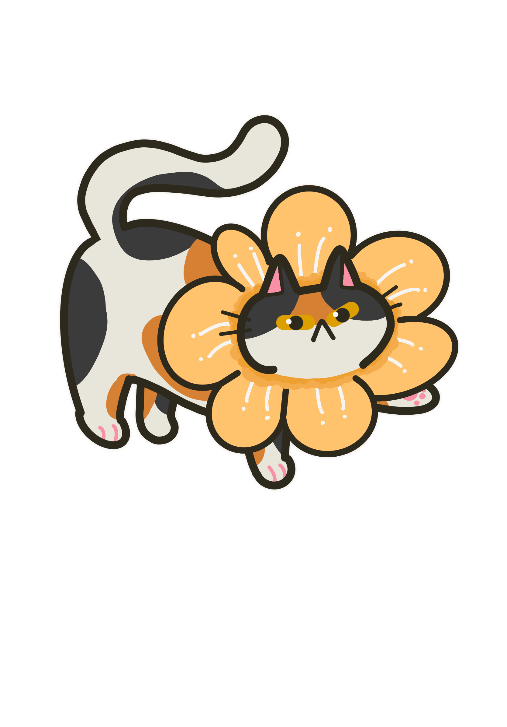 Calico Cats By Lei Bertulfo On Dribbble